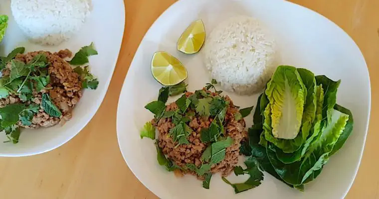Turkey Larb - Quick and Easy Recipes